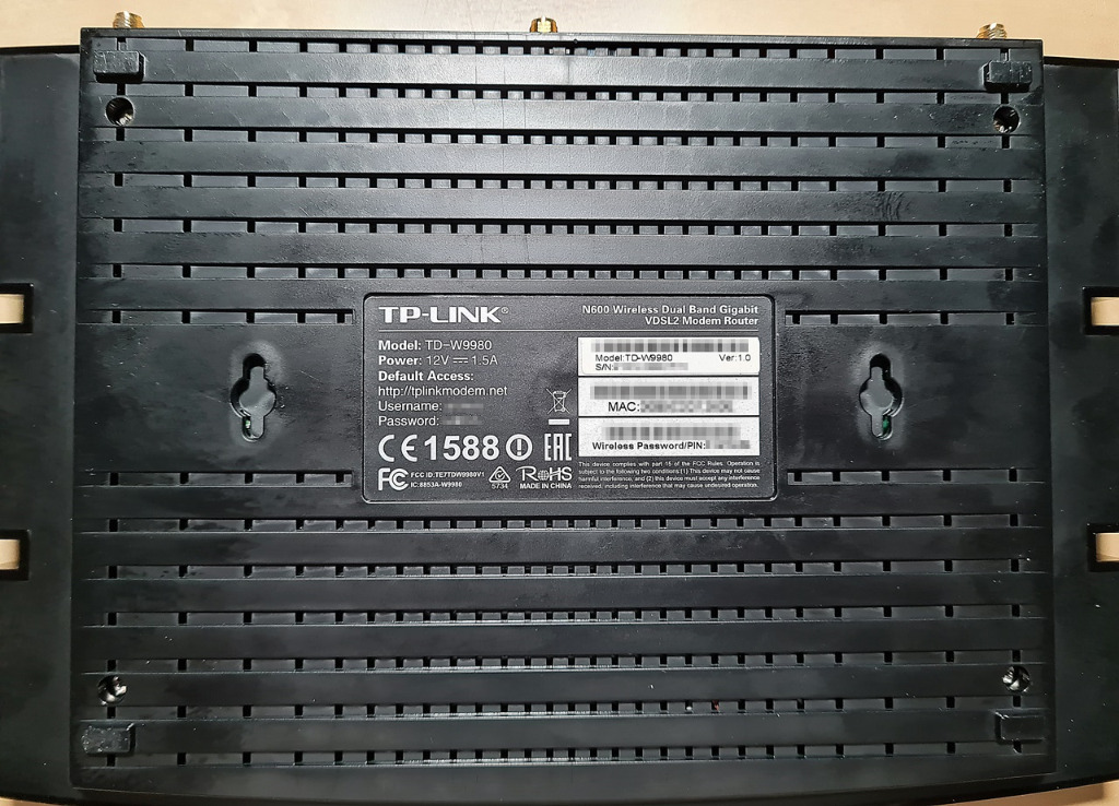 TP-Link 150Mbps Wireless N ADSL2 Modem Router (TD-W8951ND)