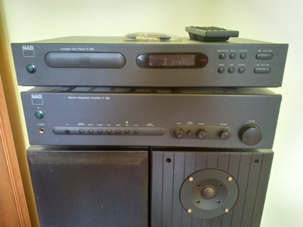 WZMACNIACZ NAD C320+CD NAD C520+GLOSNIKI KODA | Wegierska Gorka ...