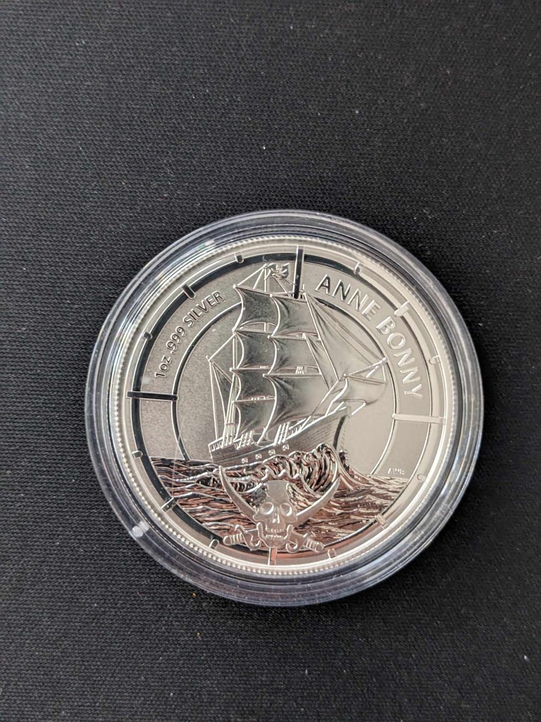 Srebrna moneta dolar PIRATE QUEENS Anne Bonny 2021 | Szczecin ...