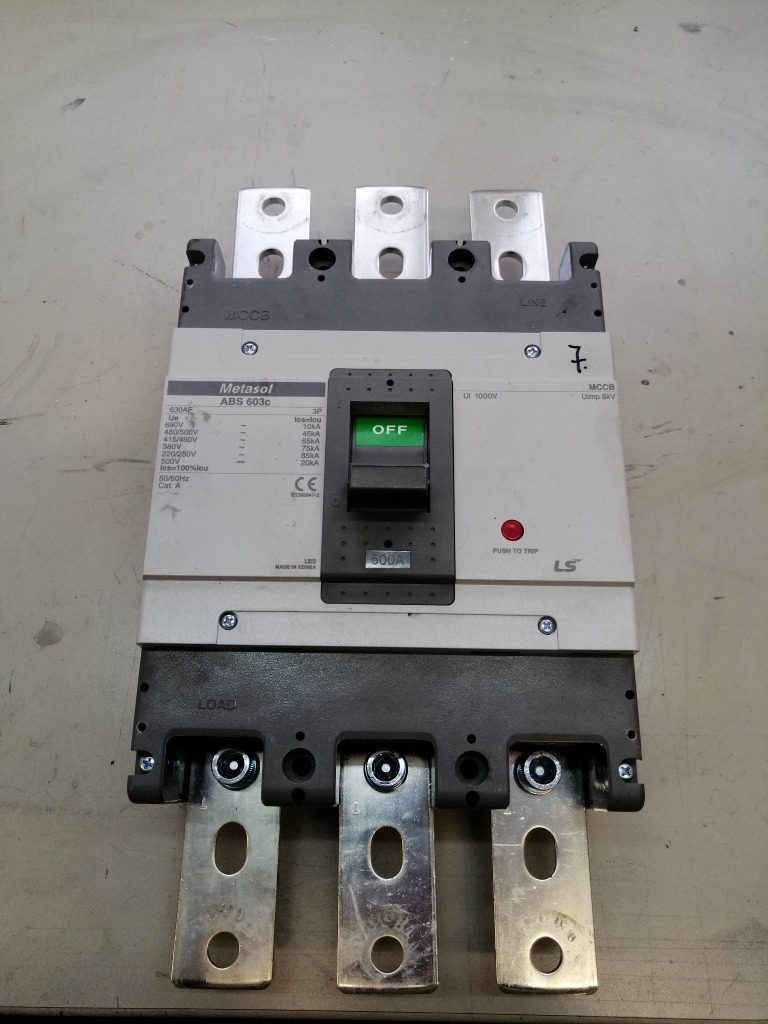 Przekaźnik Ochronny Metasol ABS 603c 500A | Radziechów | Kup teraz na ...