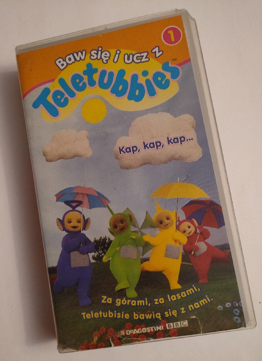 Teletubisie Baw się i ucz z Teletubbies bajka VHS | Konin | Kup teraz ...