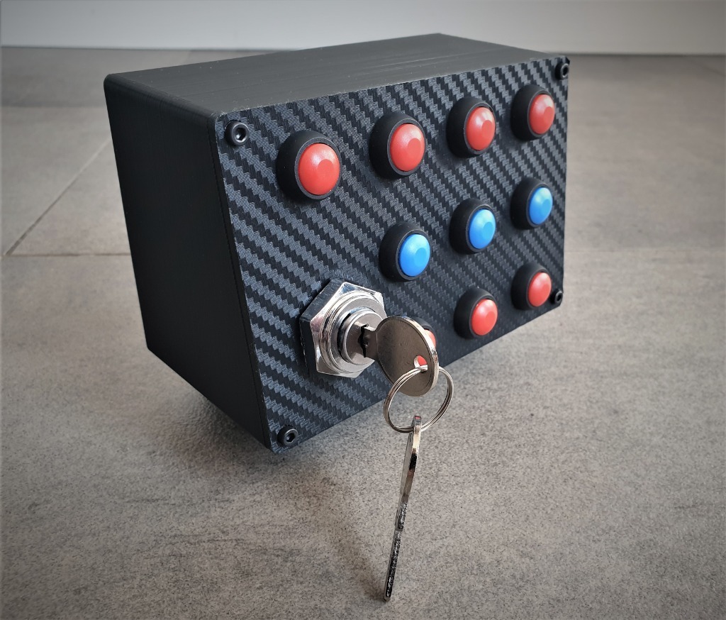 Button box - 10 przycisków+STACYJKA(dwustopniowa!) | Poznań | Kup teraz ...