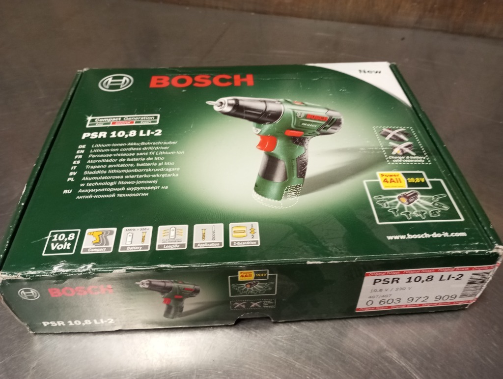 Wiertarko Wkrętarka Bosch PSR 10,8 Li-2+Gratis | Gorzów Wielkopolski | Licytacja na Allegro Lokalnie