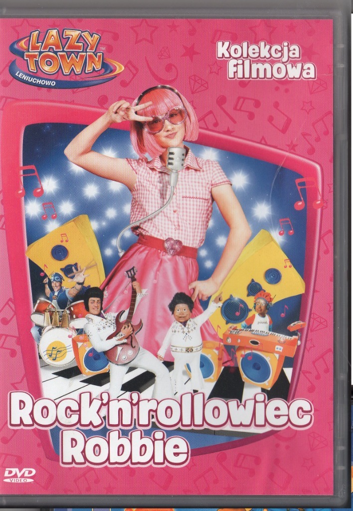 Lazy Town Rock'n'drolowiec Robbie DVD | Warszawa | Kup teraz na Allegro ...