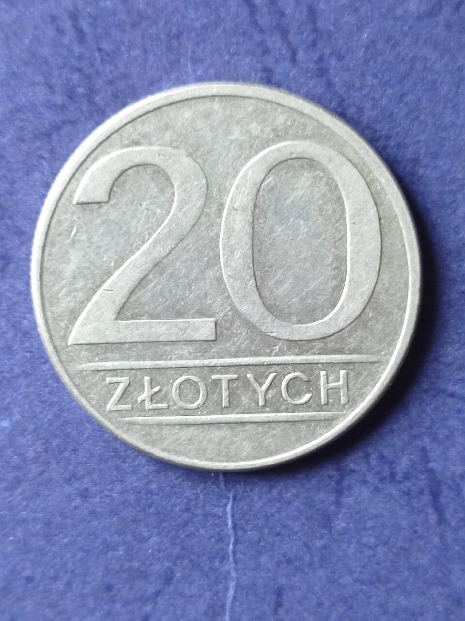 Moneta PRL 20zl 1986 r odmiana jedynka z daszkiem | Brzesko | Kup teraz ...