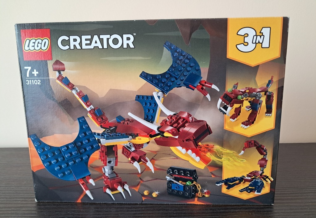 LEGO 31102 Creator 3w1 Smok ognia | Warszawa | Kup teraz na Allegro ...