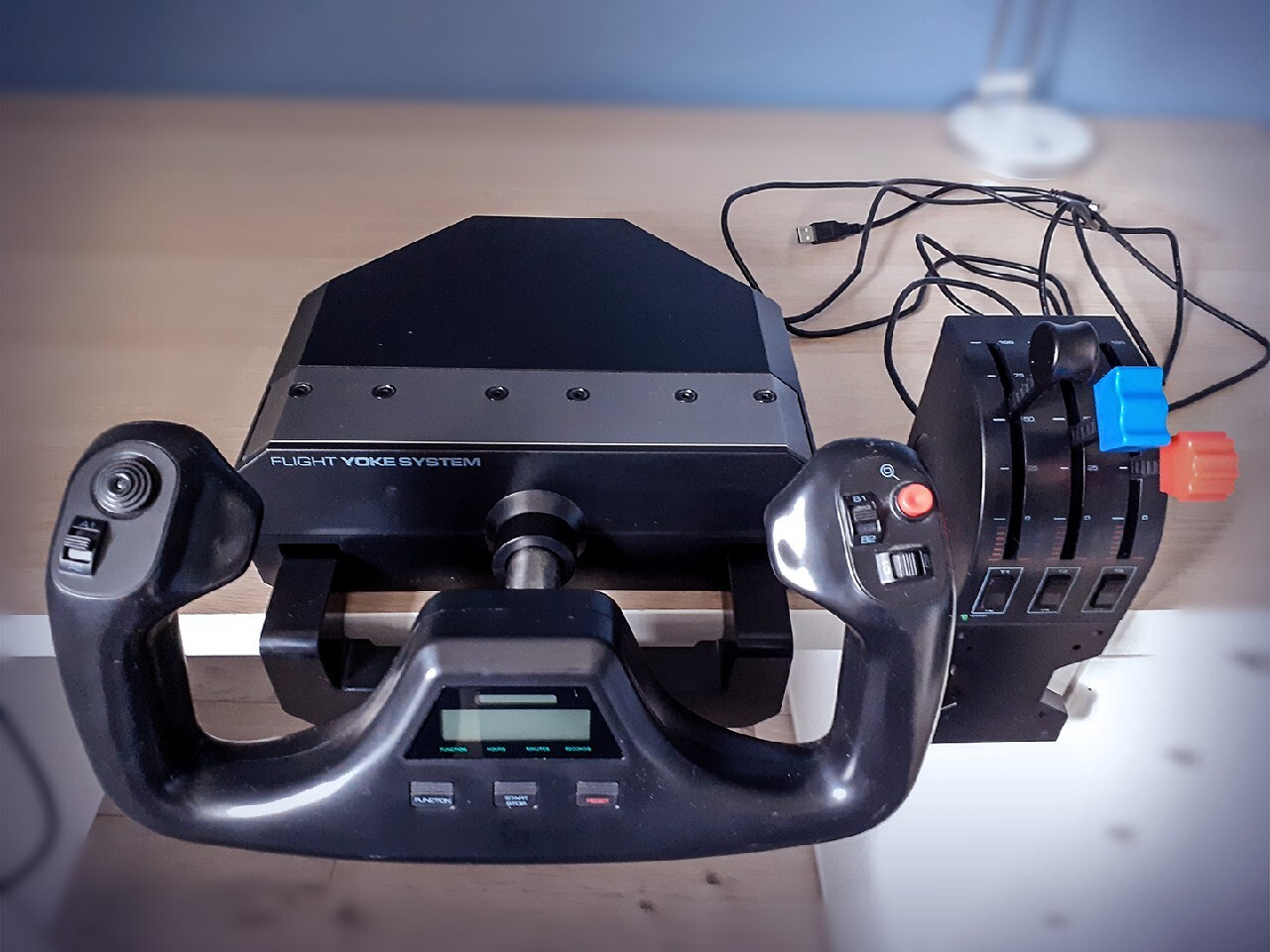 Logitech G Saitek Flight Yoke System | Rybnik | Kup teraz na Allegro ...