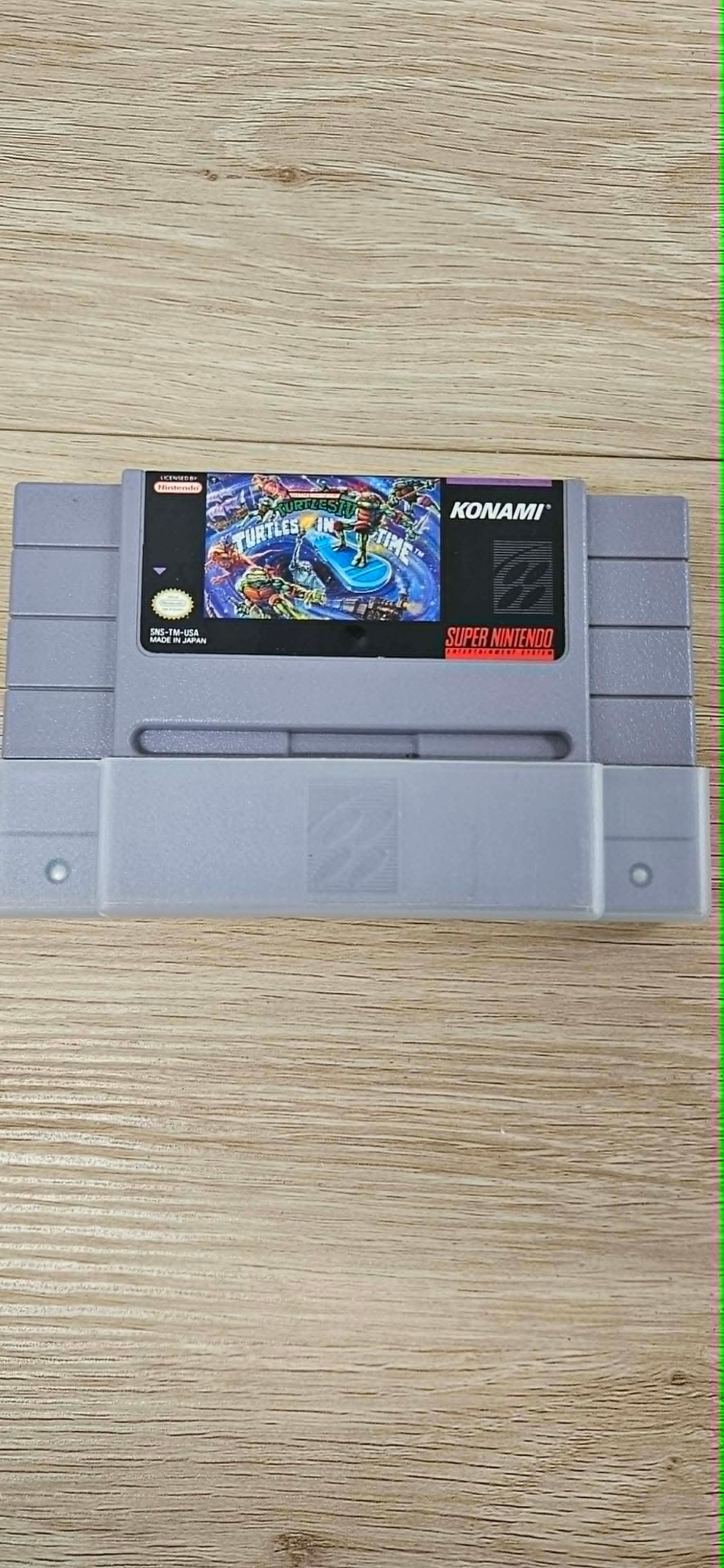 Gra Super Nintendo SNES Teenage Mutant Ninja Turtles Turtles in Time ...