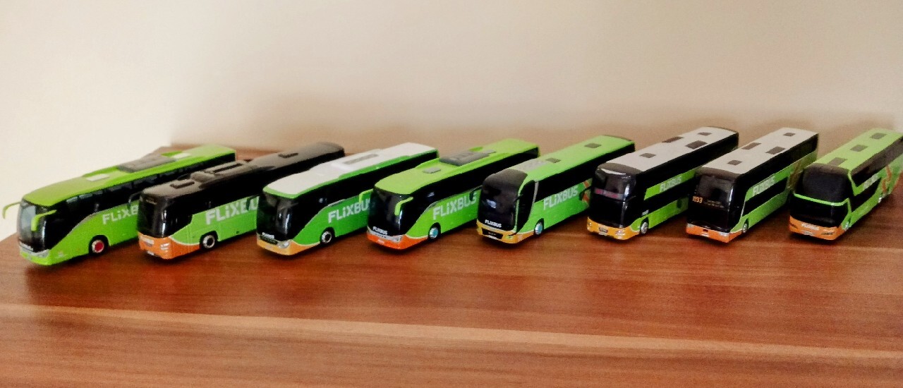 E autobus flixbus setra man vdl neoplan van holl skala 1 87 h0 | Zamość ...