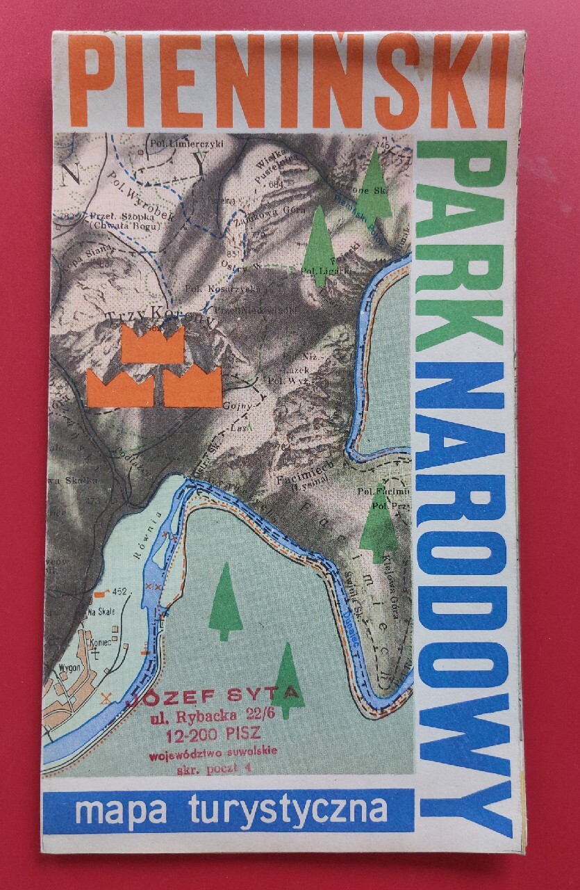 Mapa turystyczna Pieniński Park Narodowy 1977 r. | Pisz | Licytacja na ...