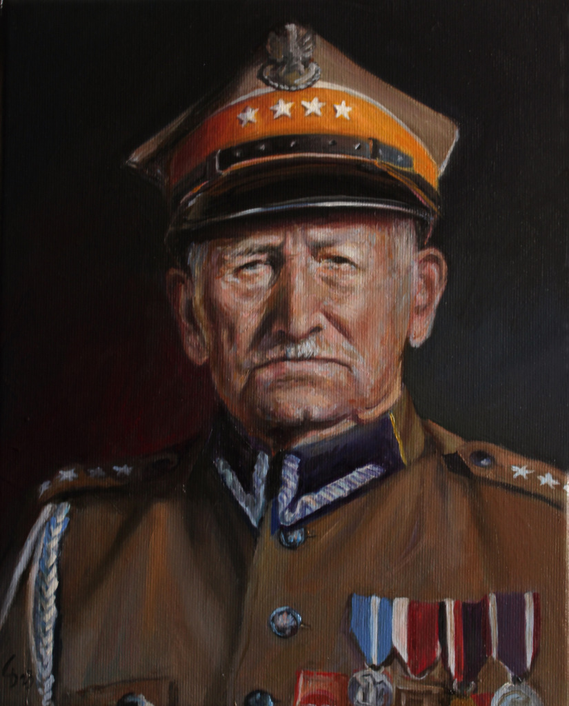 Obraz olejny Kpt Tadeusz Lutak 24/30 Gierlach | Strzyżów | Kup teraz na ...