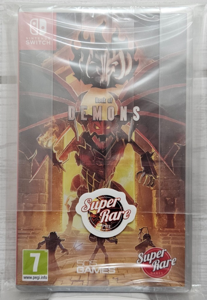 Nintendo Switch / Book of Demons / Na karcie / Unikat / Super Rare ...