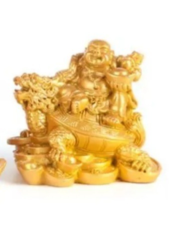 Figurka Bogatego Buddy Złota | Oborniki Śląskie | Kup teraz na Allegro Lokalnie