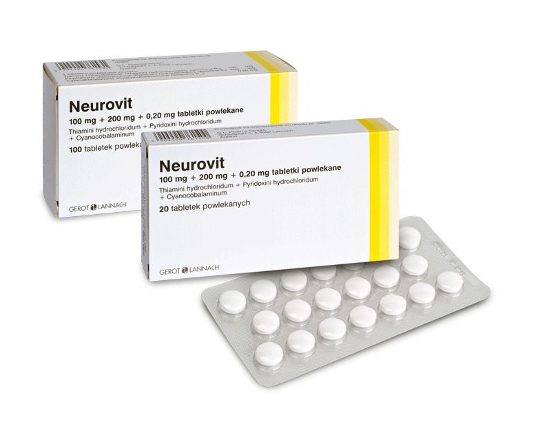 Neurovit 100mg+200mg+0,2mg 20 tabl | Łódź | Kup teraz na Allegro Lokalnie