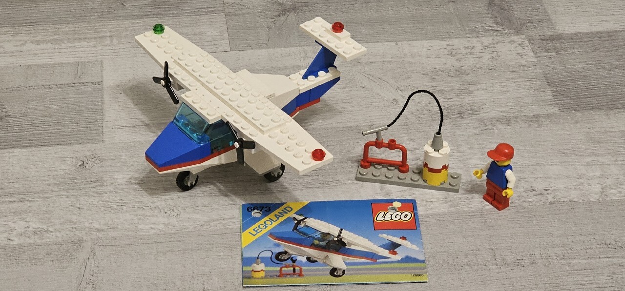 LEGO TOWN 6673 z 1990r samolot | Łódź | Kup teraz na Allegro Lokalnie
