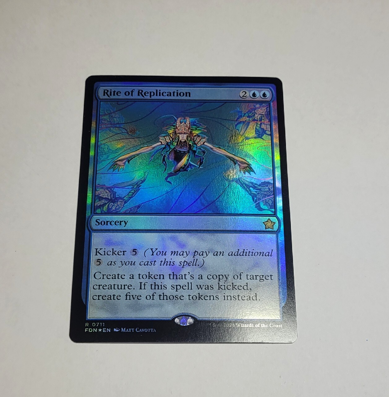 Karta FOIL Rite of Replication do gry Magic: The Gathering | Stargard ...