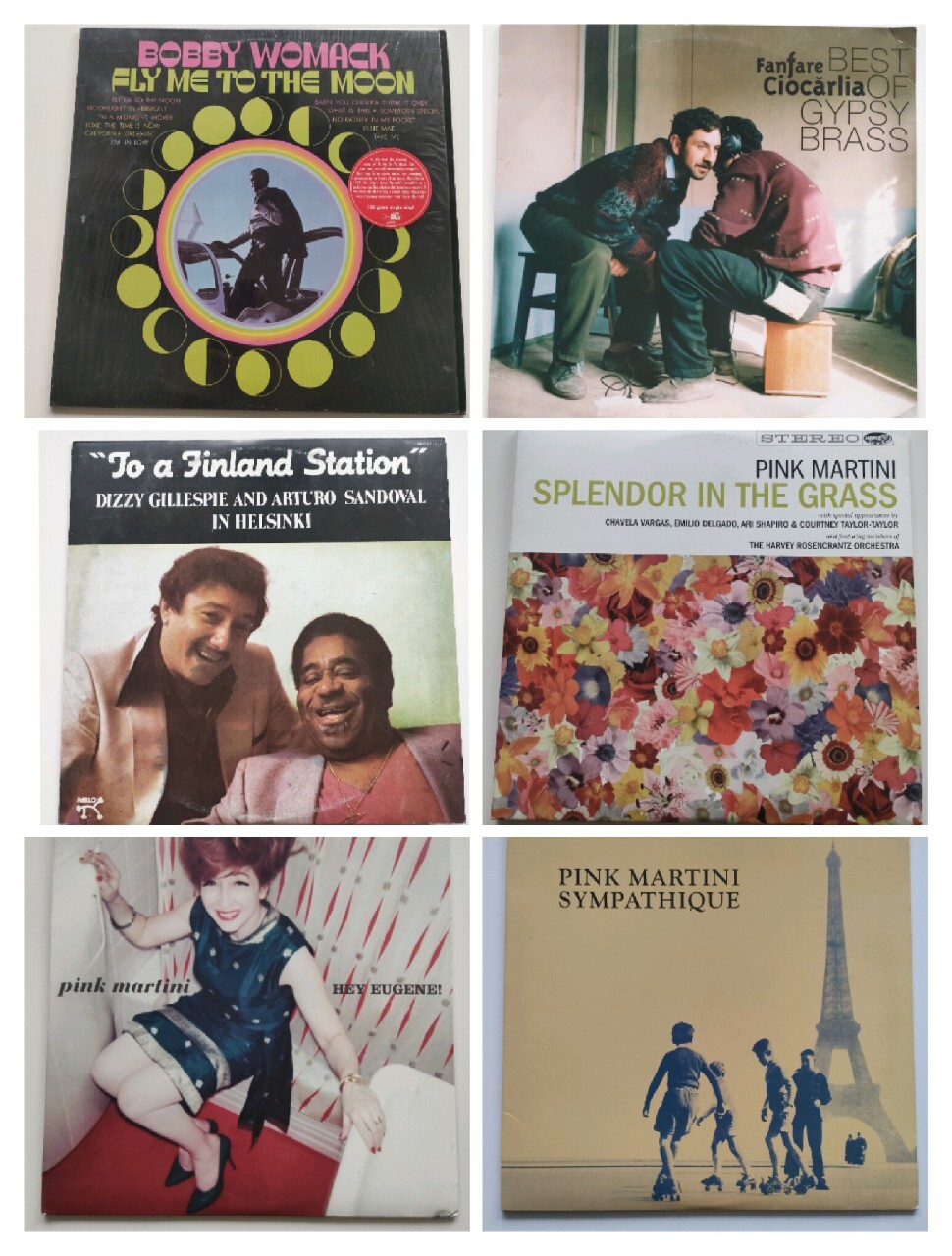 Winil zestaw Pink Martini Womack Gillespie Fanfare Ciocarlia Elvis ...