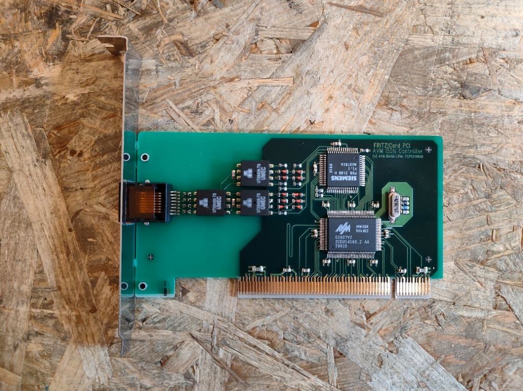 RETRO KARTA FRITZ AVM ISDN CONTROLLER | Kunice | Kup teraz na Allegro ...
