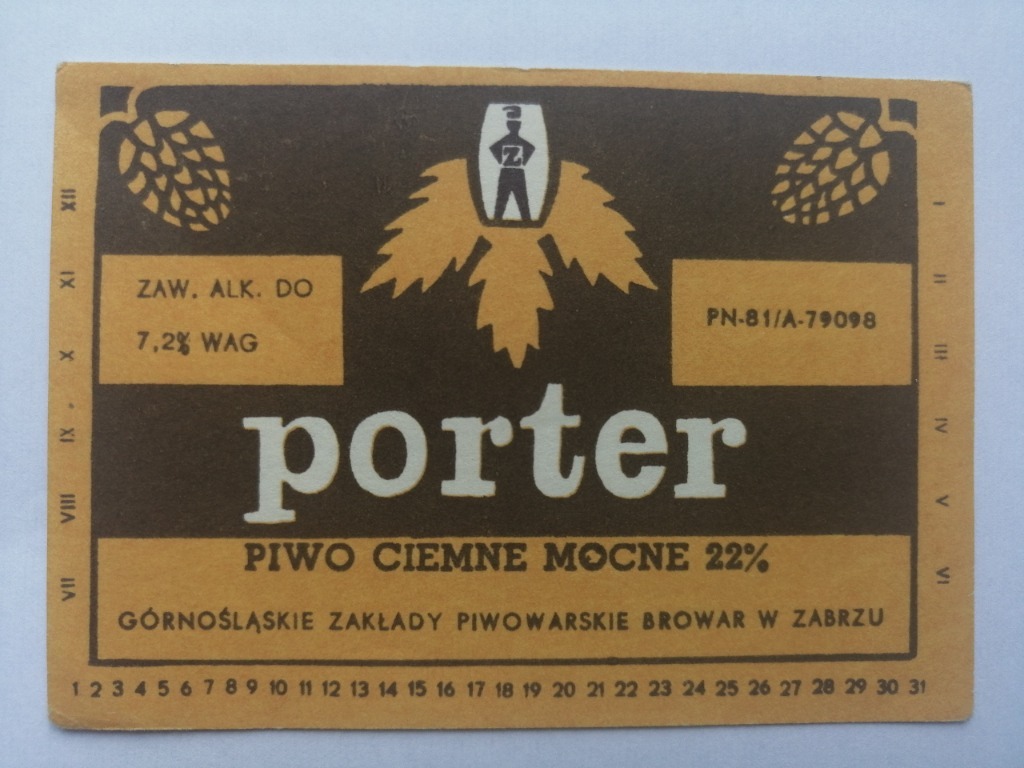 Etykieta napoje PRL 30 | Chojnice | Kup teraz na Allegro Lokalnie