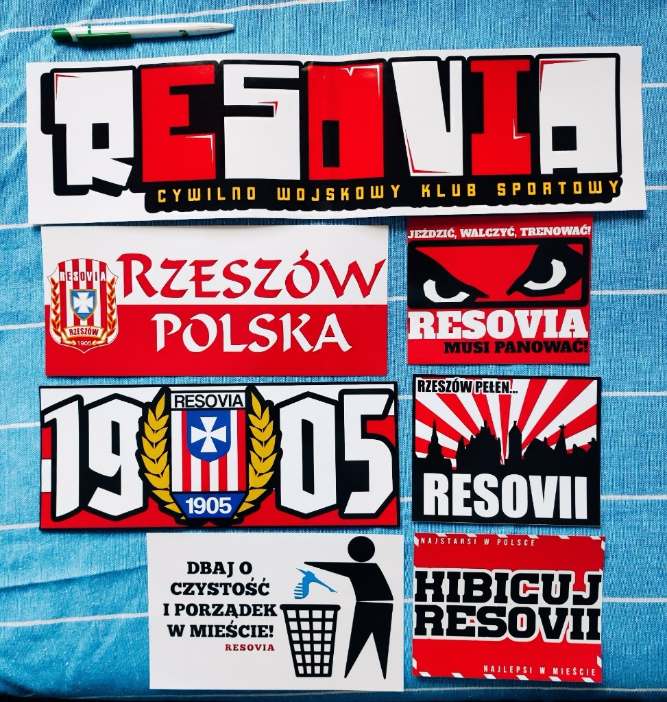Vlepki naklejki Resovia Rzeszów | Lublin | Kup teraz na Allegro Lokalnie
