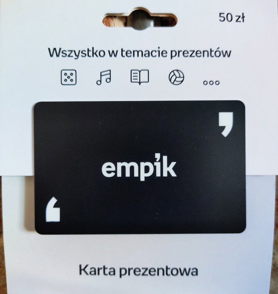 karta prezentowa empik 50zł | Gliwice | Licytacja na Allegro Lokalnie