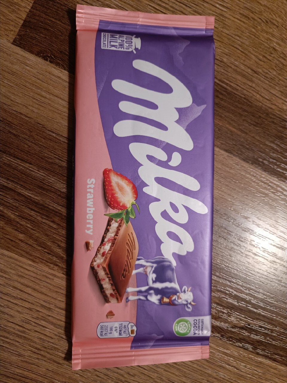 Czekolada Milka Strawberry 100g | Dzierżoniów | Kup teraz na Allegro ...