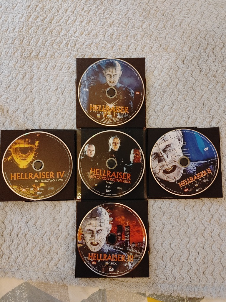 Hellraiser DVD Box Set Lemarchand | Warszawa | Kup teraz na Allegro ...