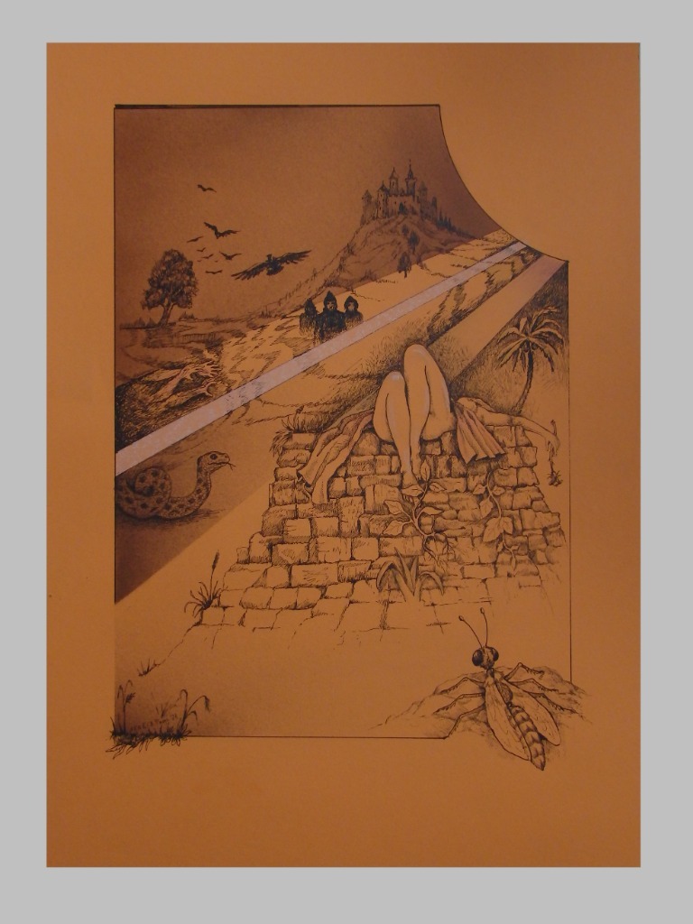 Sen rysunek piórkiem | Proszowice | Kup teraz na Allegro Lokalnie