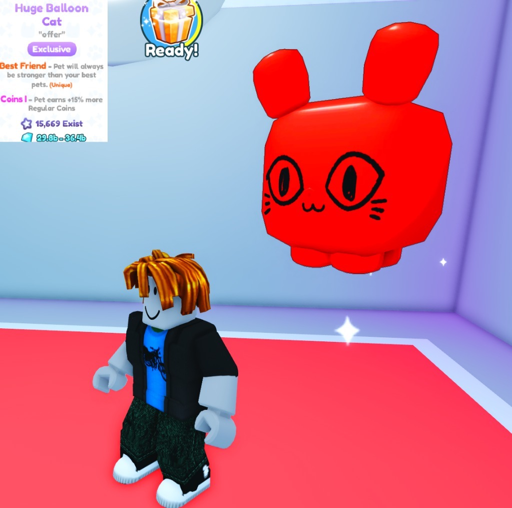 ROBLOX HUGE Balloon CAT PET Simulator X PSX gems | Gorzów | Kup teraz ...