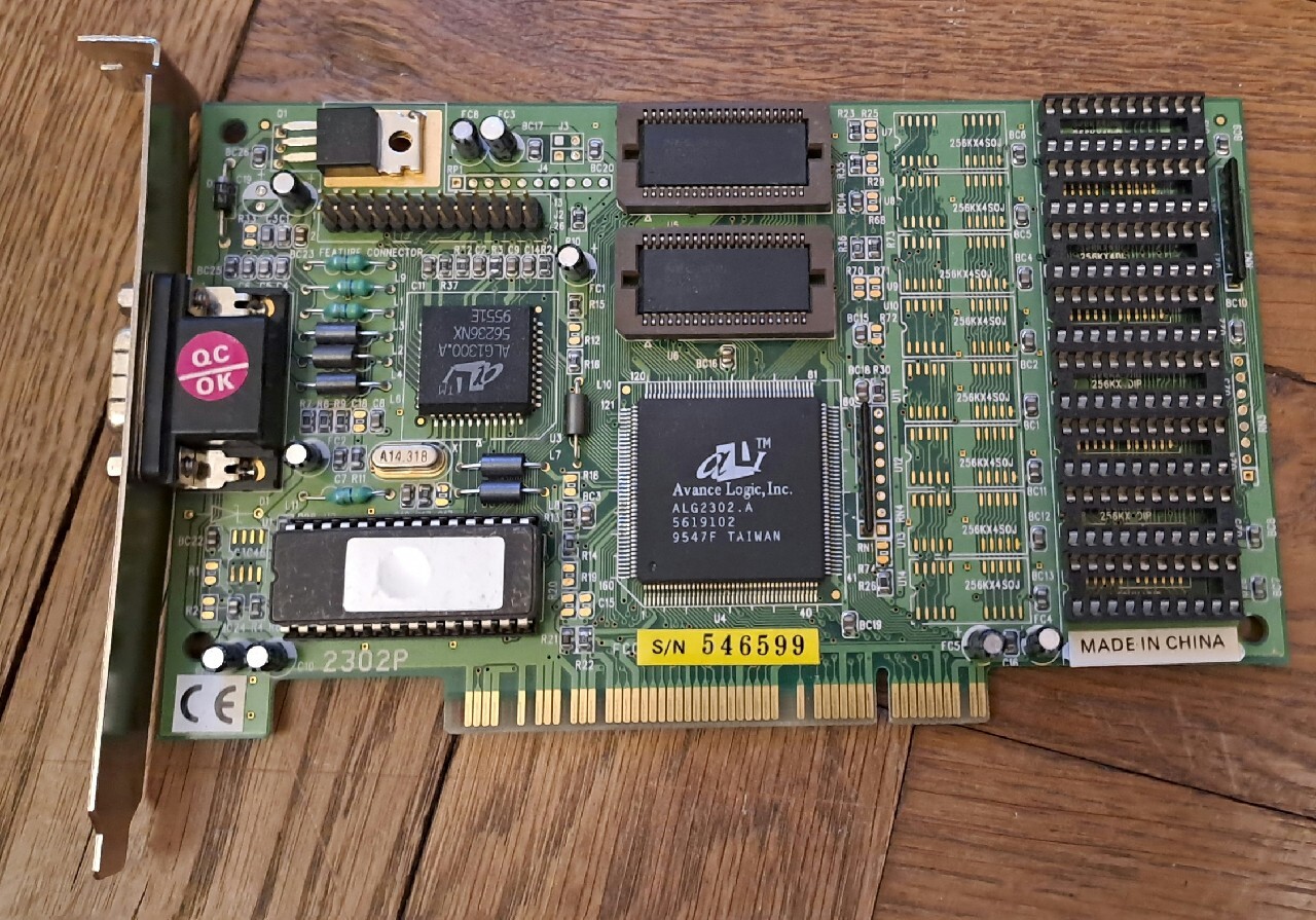 Karta graficzna Socket 7 Socket 3 Socket 486 Stary Komputer Retro ...