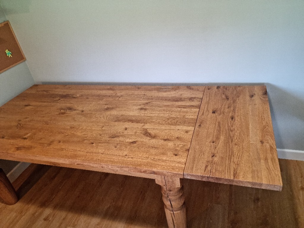 Rustykalny stół dębowy rozkładany | Stronie Śląskie | Kup teraz na ...