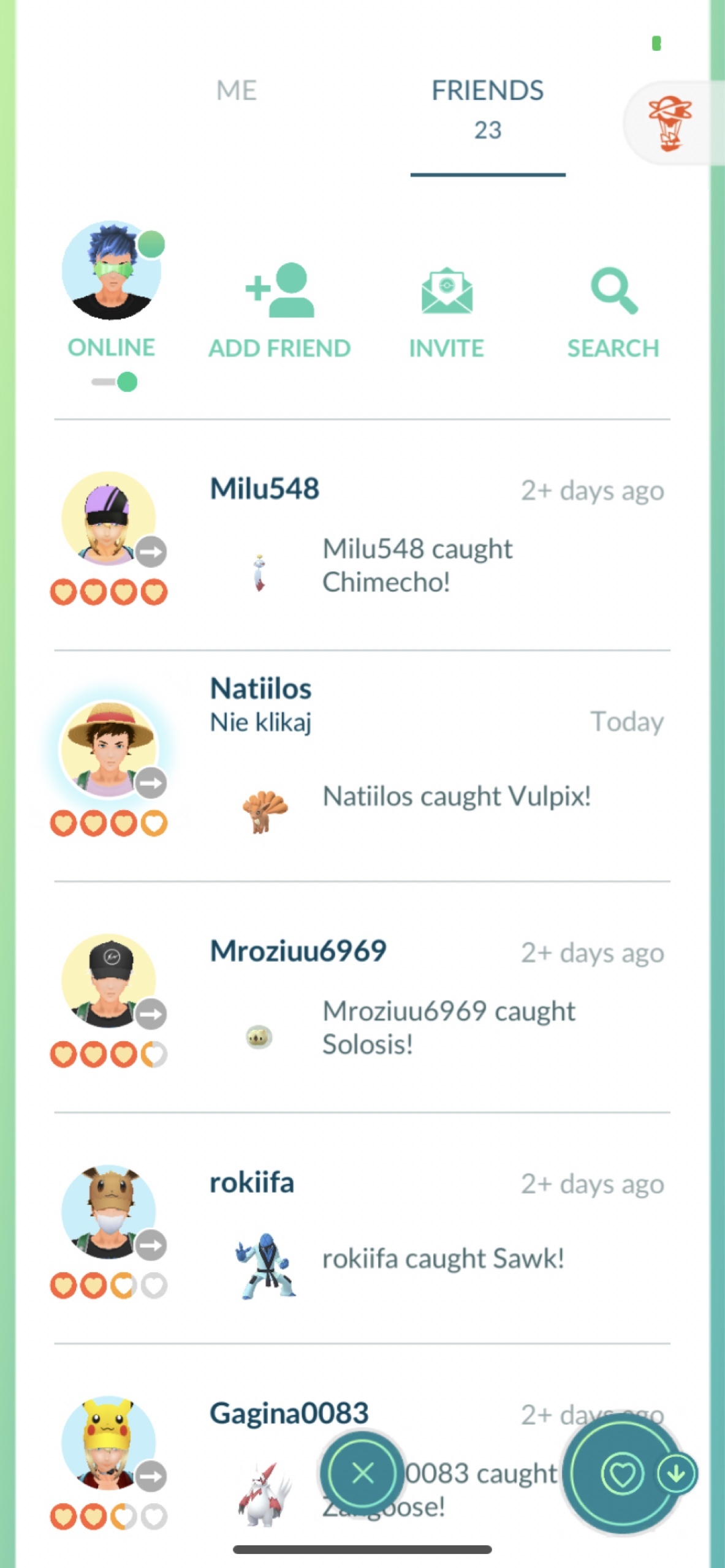 Konto pokemon go 33level rzadkie pokemony | Bielsko-biała | Kup teraz ...