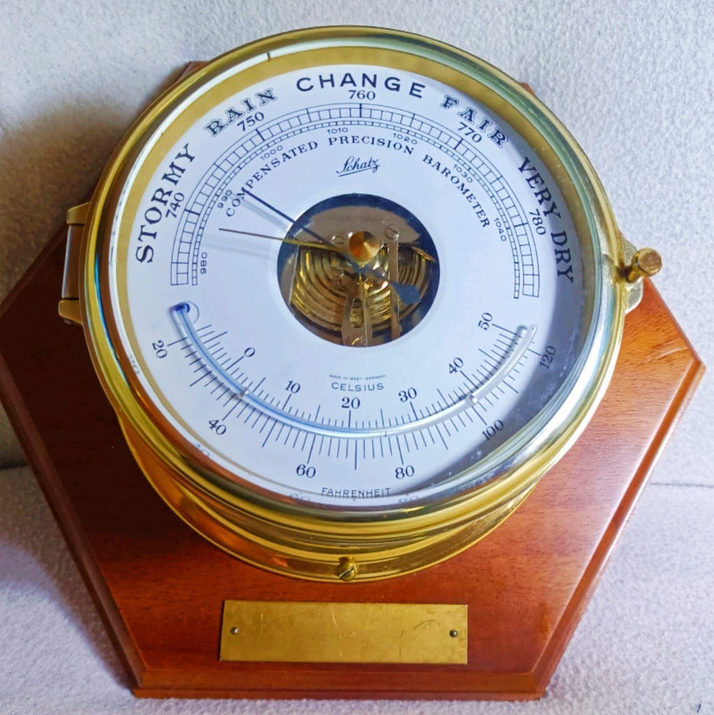 Schatz BAROMETR okrętowy Royal Mariner 180 WIELKI | gdańsk | Kup teraz ...