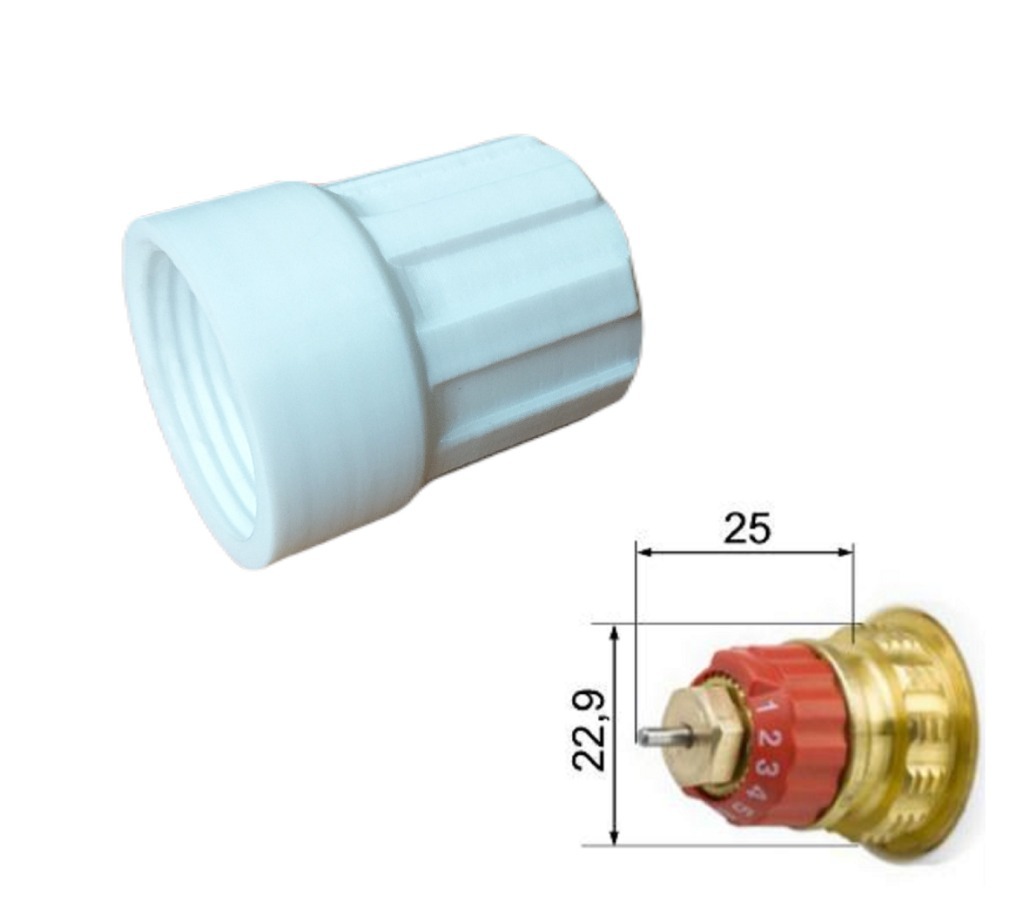 Pokrętło do grzejnika zawór wkładka termostatyczna Danfoss RAN 32A ...
