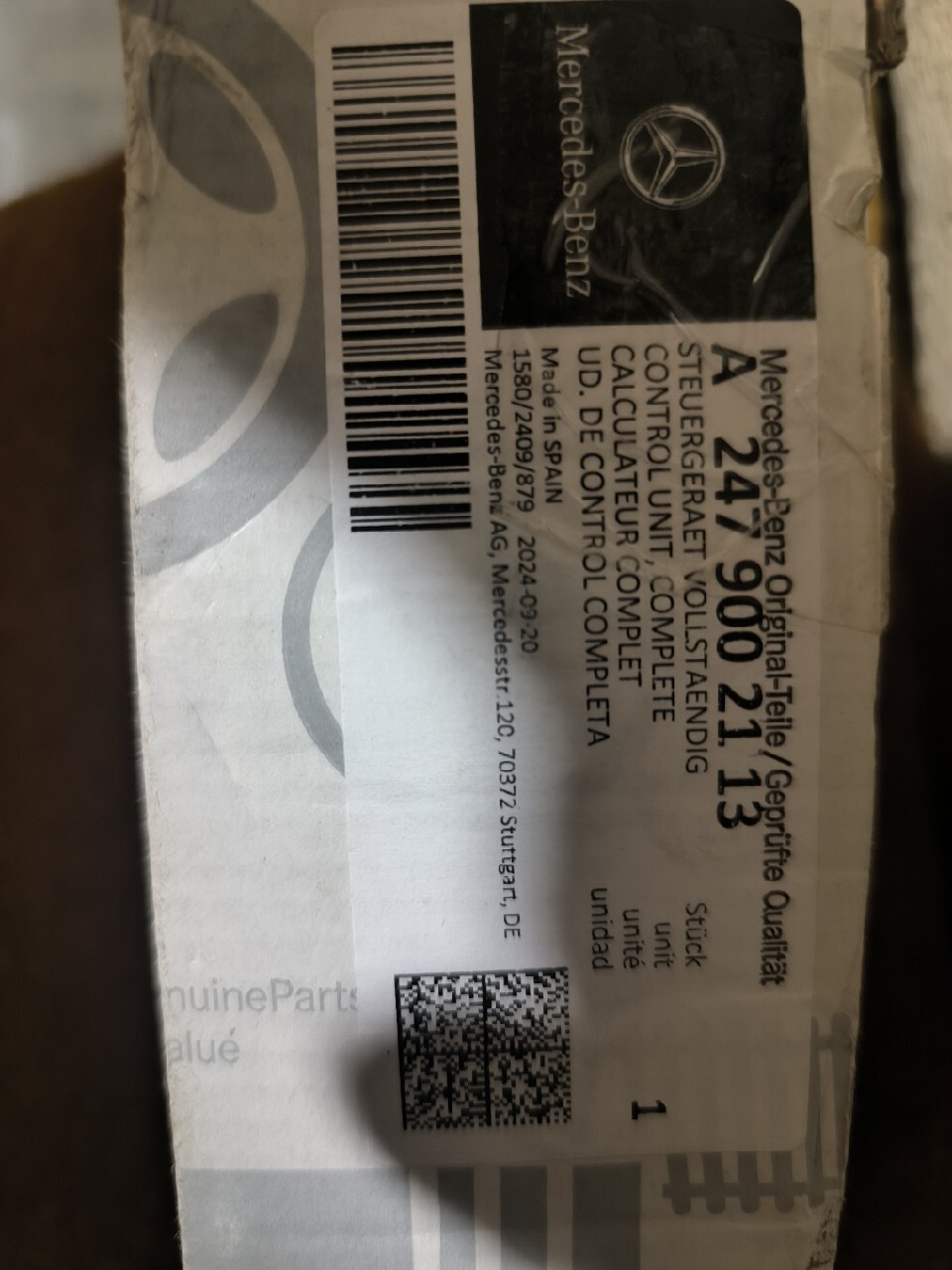 Moduł sterownik Przetwornica Mercedes W247 A2479002113 inalna | Ostrów ...