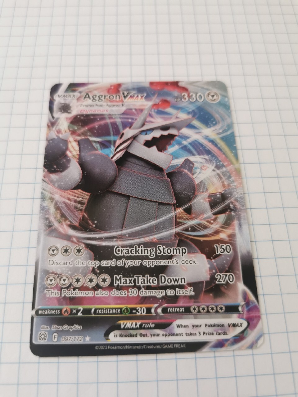 Aggron V MAX 097/172 karta Pokemon | Kraków | Kup teraz na Allegro Lokalnie