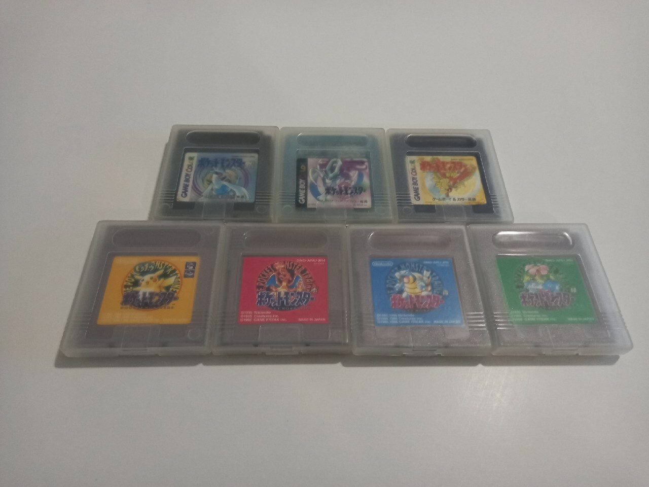 Pokemon Red Blue Yellow Green Gold Crystal Silver | Niepołomice | Kup ...