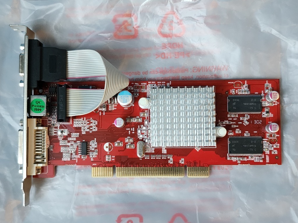 ATi Radeon 9200 PCI RV280 DDR 128MB 64Bit Sprawna 100% | Alwernia | Kup ...