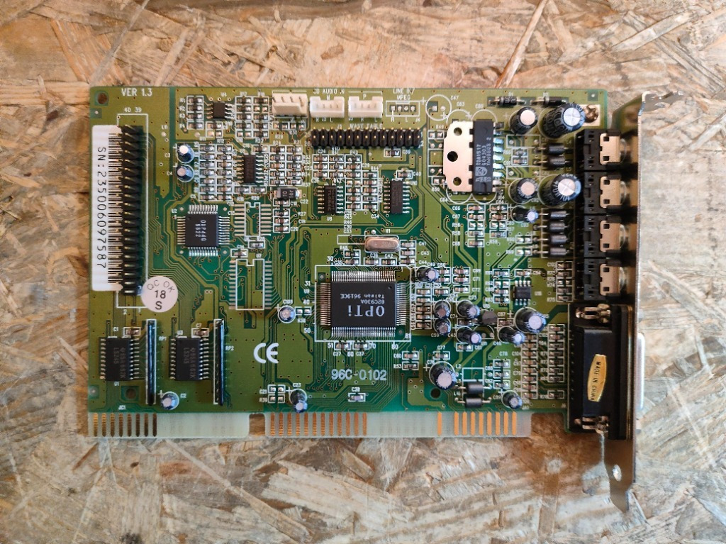 RETRO KARTA OPTI 82C930A | Kunice | Kup teraz na Allegro Lokalnie