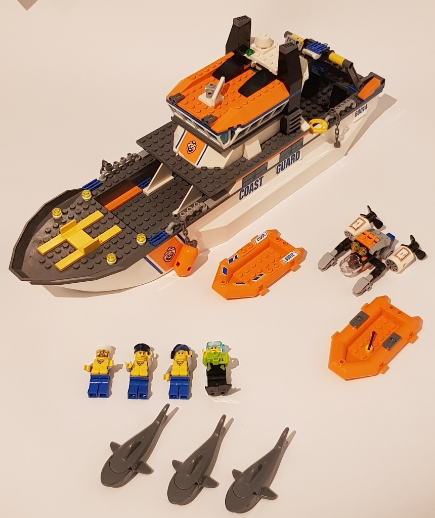 Lego Town City 60014 Coast Guard Patrol | Kraków | Kup teraz na Allegro ...