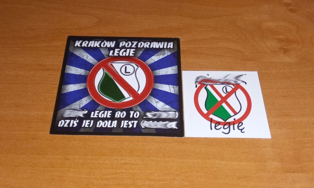 Vlepki wlepki anty Legia Warszawa | Kraków | Kup teraz na Allegro Lokalnie
