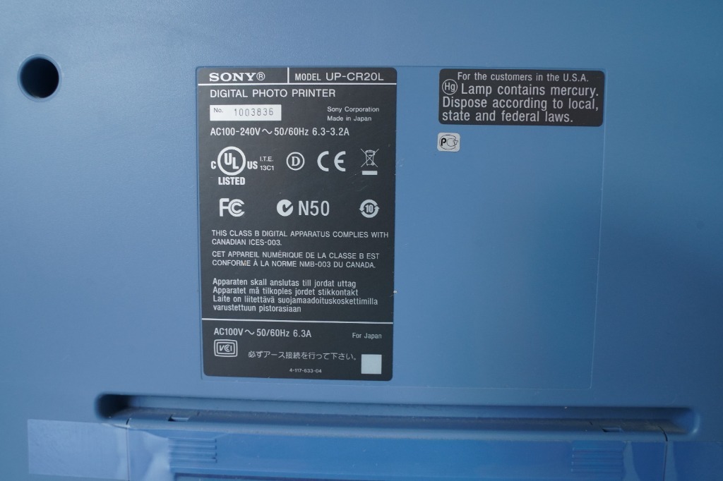 DRUKARKA TERMOSUBLIMACYJNA SONY SNAPLAB UP-CR20L | Łęczyca | Kup teraz ...