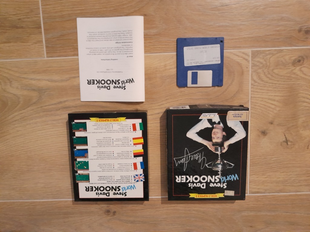 Steve Davis World Snooker amiga box | Chrzanowo | Licytacja na Allegro ...