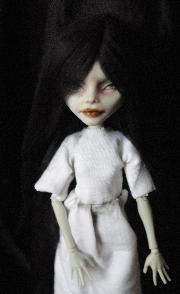 lalka monster high samara morgan the ring horror custom repaint ...
