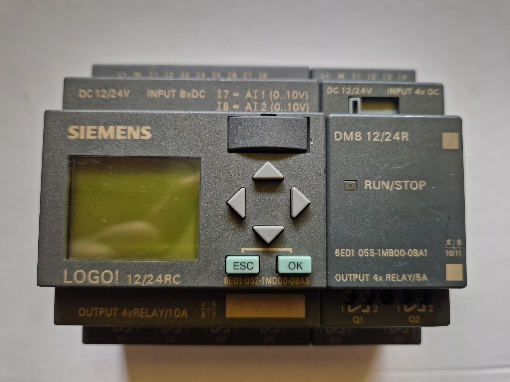 Siemens LOGO 12 24RC+DM8 12 24R | Mielec | Kup teraz na Allegro Lokalnie