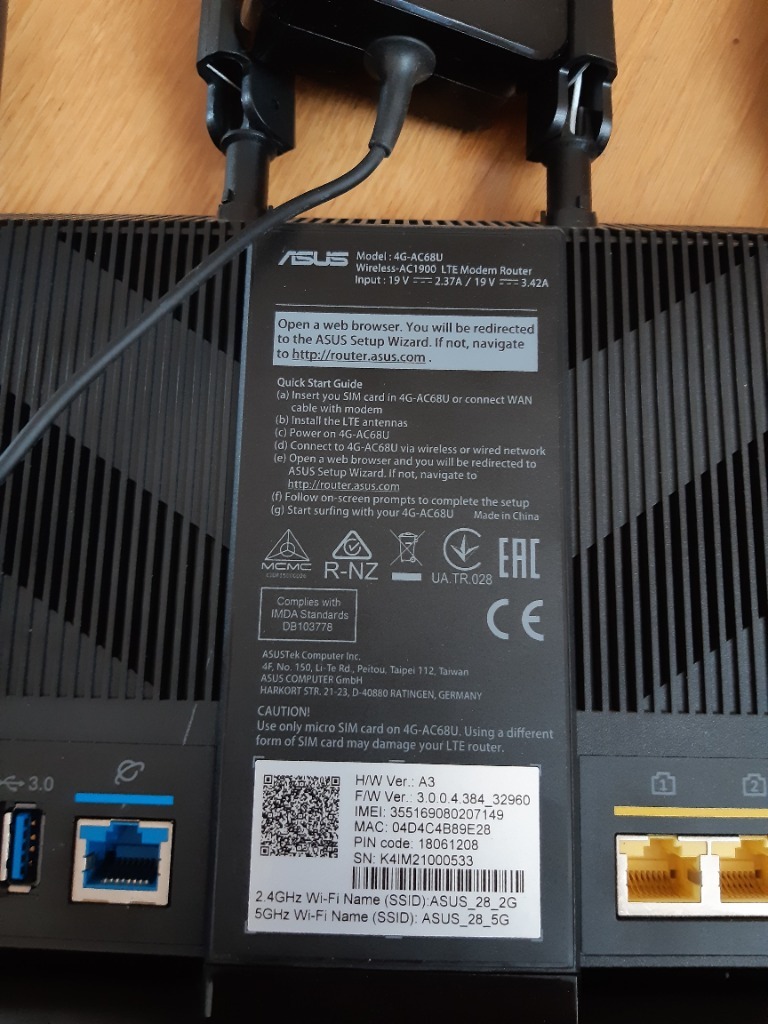 ASUS 4G-AC68U ROUTER | Biała Piska | Kup teraz na Allegro Lokalnie