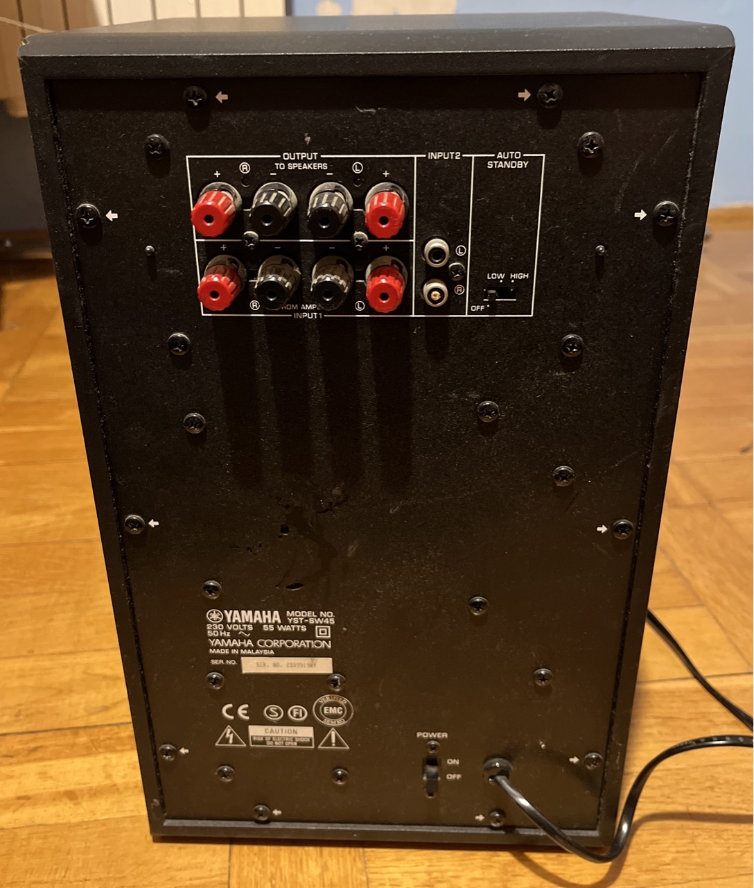 Subwoofer aktywny Yamaha YST-SW45 55W | Wrocław | Kup teraz na Allegro ...