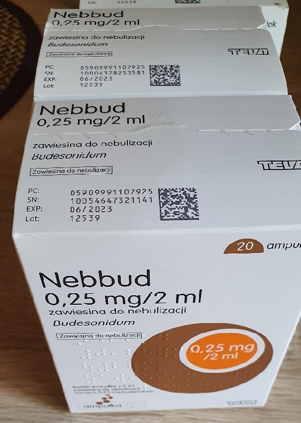 Nebbud 0,25mg/ 2ml astma inhalacja nebulizacja | Drawsko Pomorskie ...
