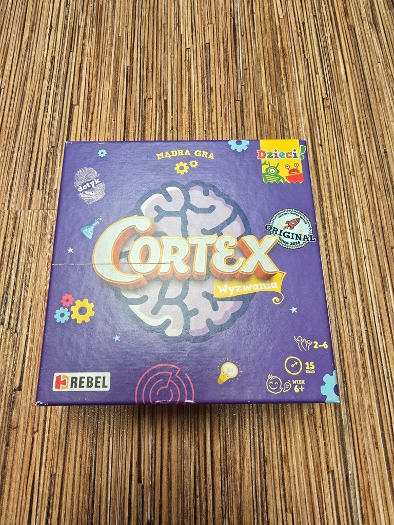 Cortex dla dzieci gra planszowa rozbudzająca twoje zmysły 2-6 osób ...