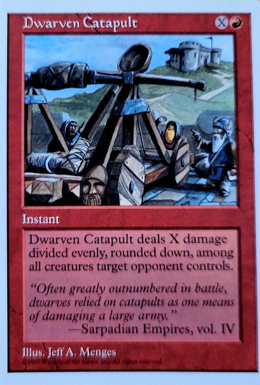 MTG - Dwarven Catapult - 5th Edition | Warszawa | Kup teraz na Allegro ...